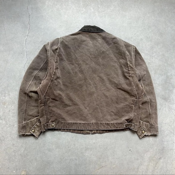 Carhartt | Jackets & Coats | Vintage Carhartt Detroit Jacket J97 Cht Blanket Lined Faded ...